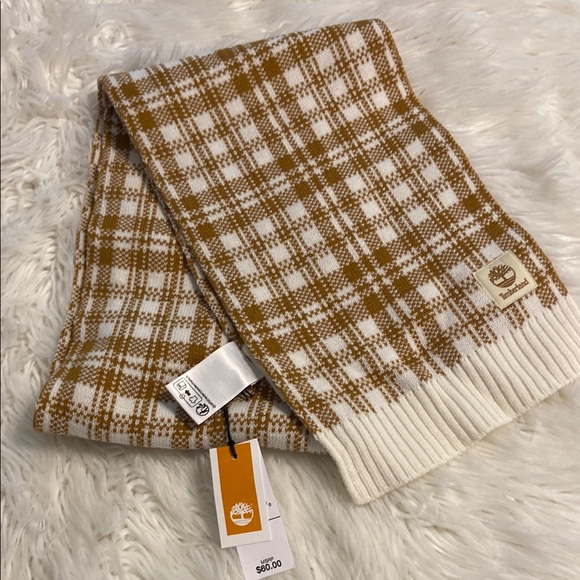 Timberland | Accessories | Timberland Brown And White Checkered Accent ...